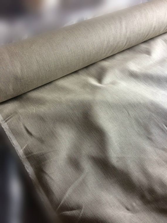 100 % NATURAL pure LINEN fabric natural softened linen linen | Etsy