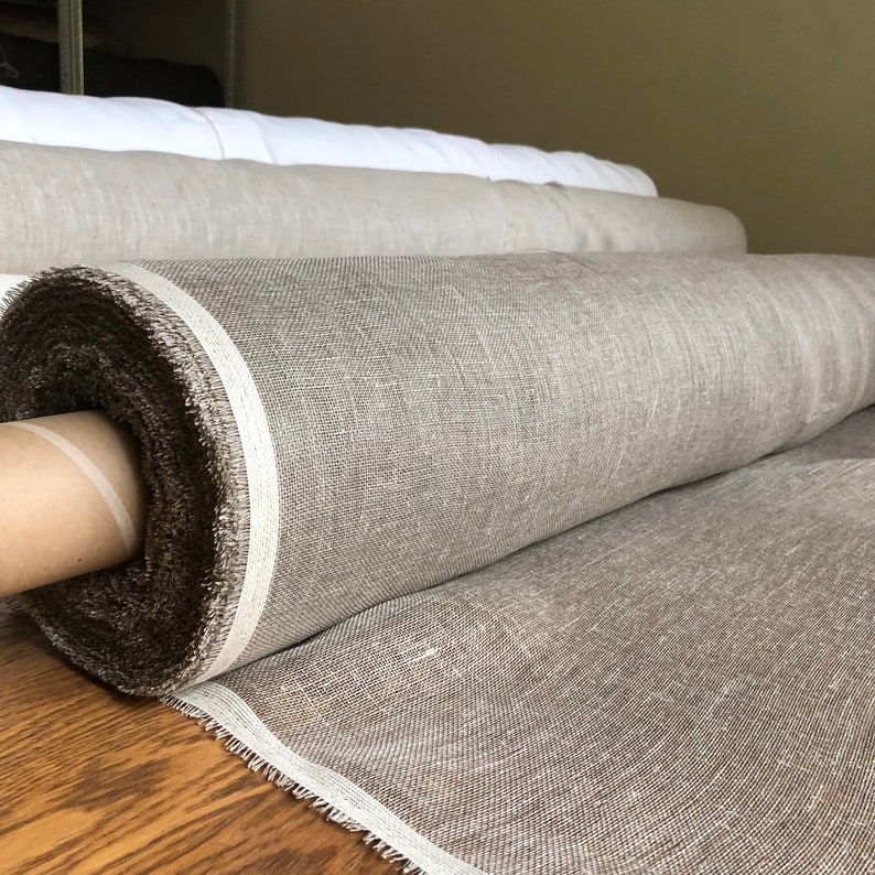 Natural Linen Fabric by the Yard: 100% Pure, 59" Wide, for Sewing - Etsy