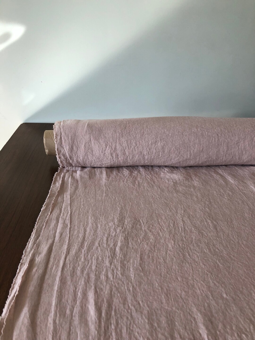 Extra Wide Soft Rose Linen Fabric: 100% Natural, 99" Width - Etsy