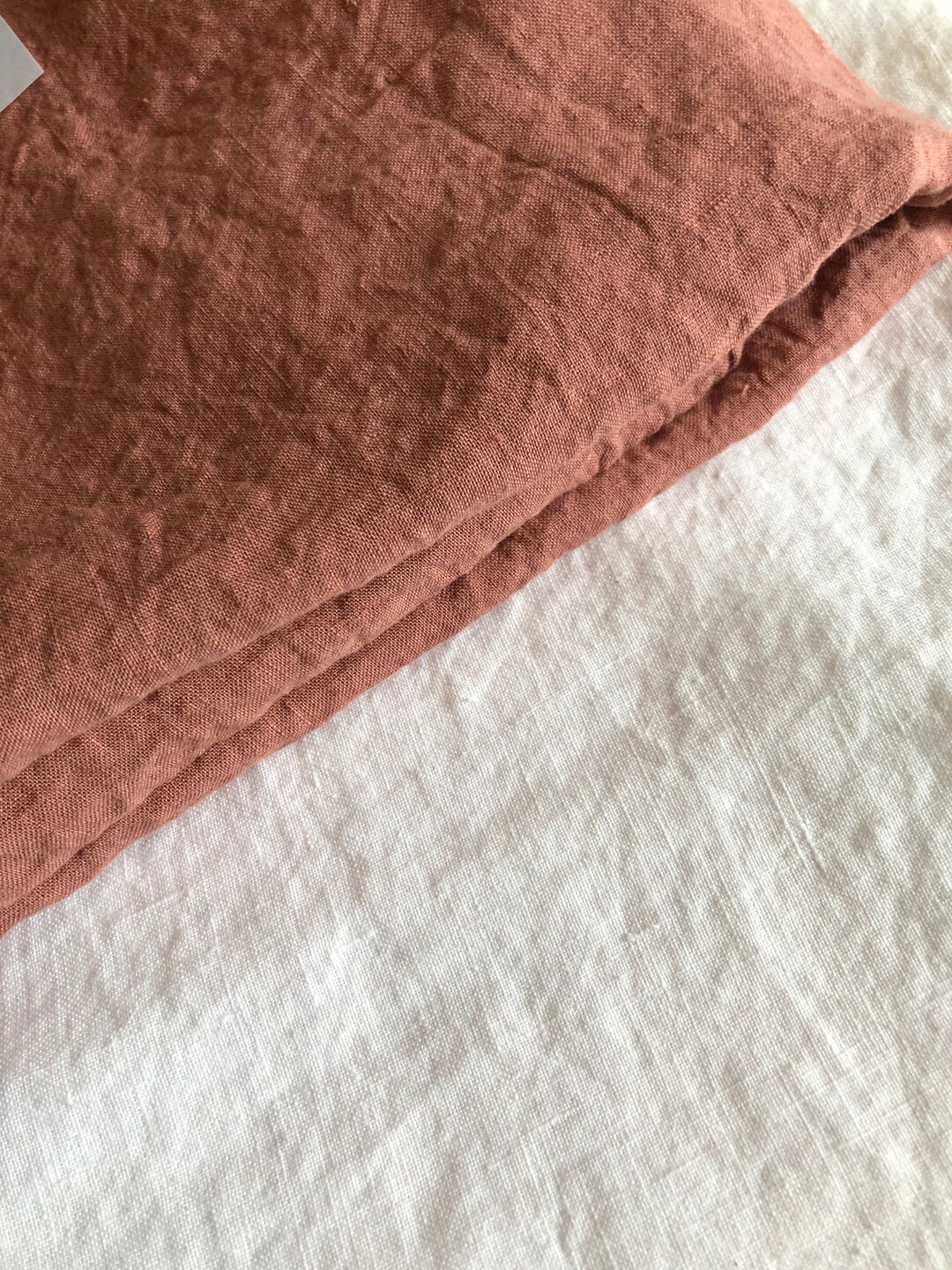 BGH26 Coral 100 % Natural HEMP Fabric, 200 G/145 Cm Width Fabric by the ...