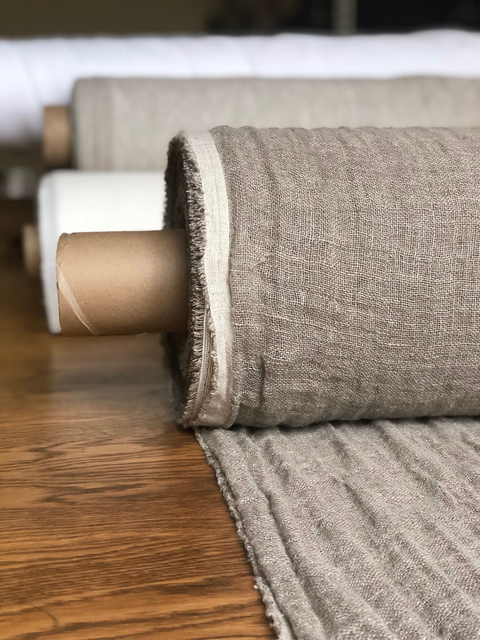 BGO6 Naturel 100 % Tissu LINEN naturel écharpe en lin tissu - Etsy France