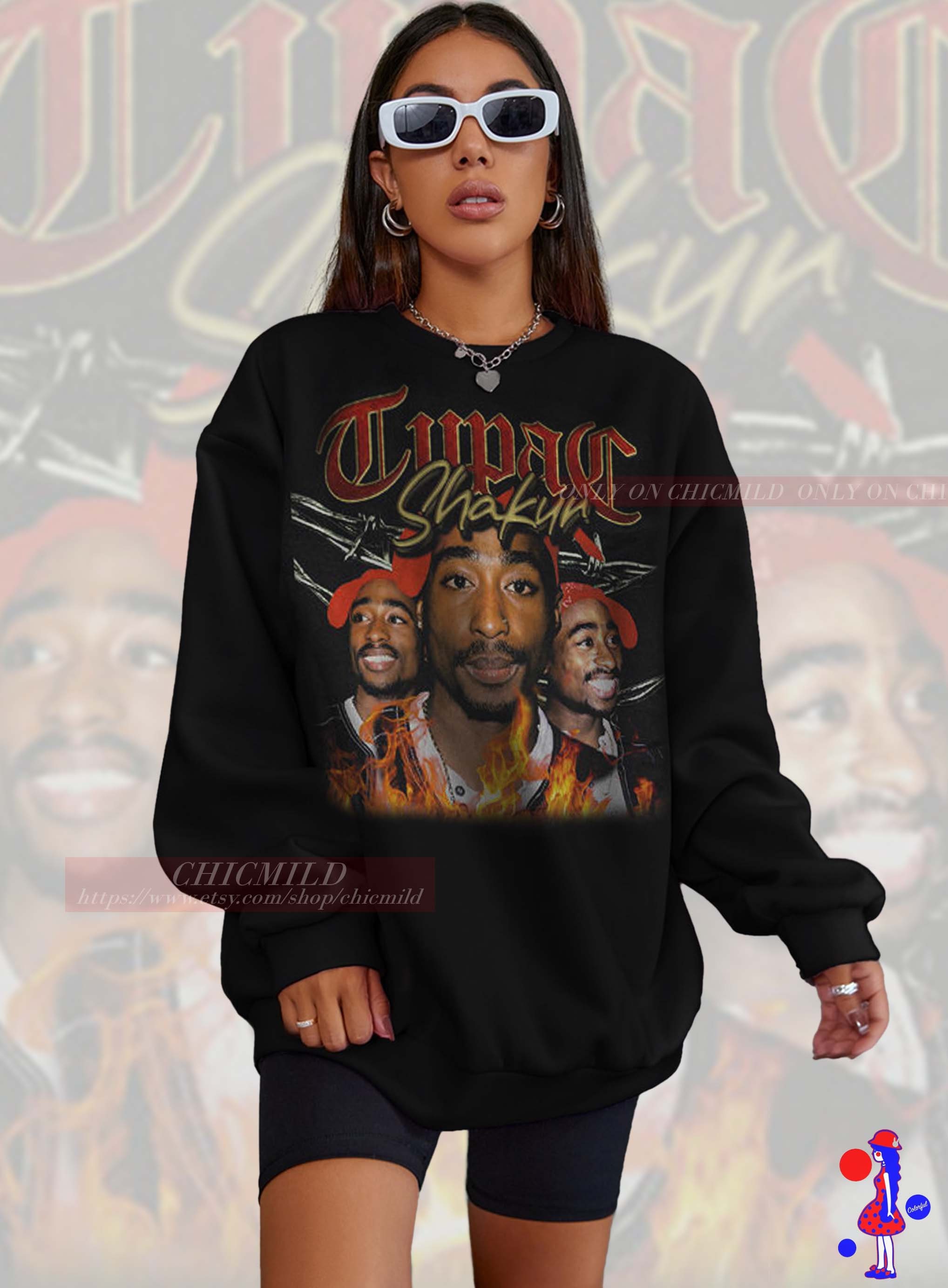 Tupac Shakur Vintage T Shirt, Tupac Shakur Rapper Vintage Bootleg ...