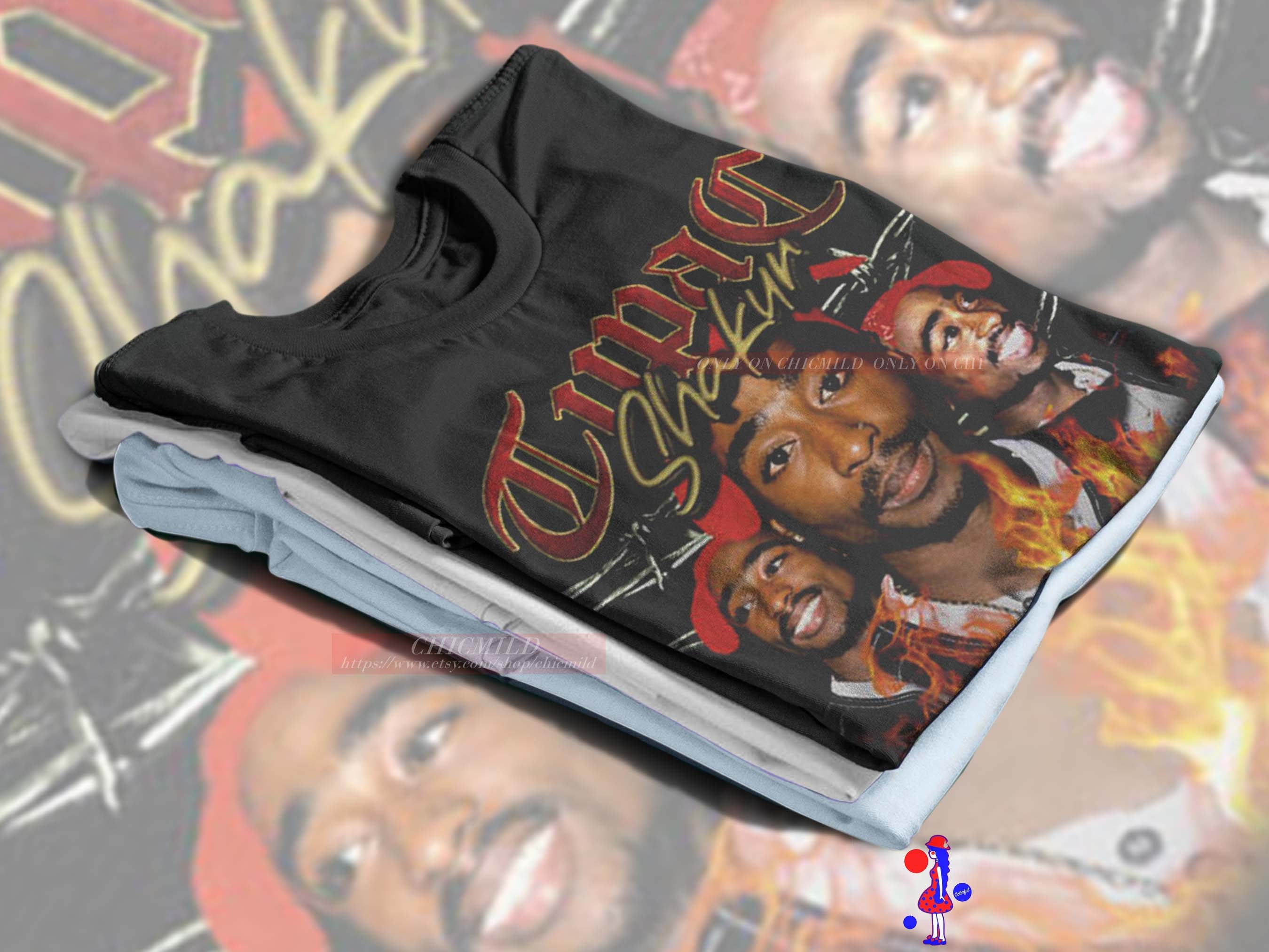 Tupac Shakur Vintage T Shirt, Tupac Shakur Rapper Vintage Bootleg ...