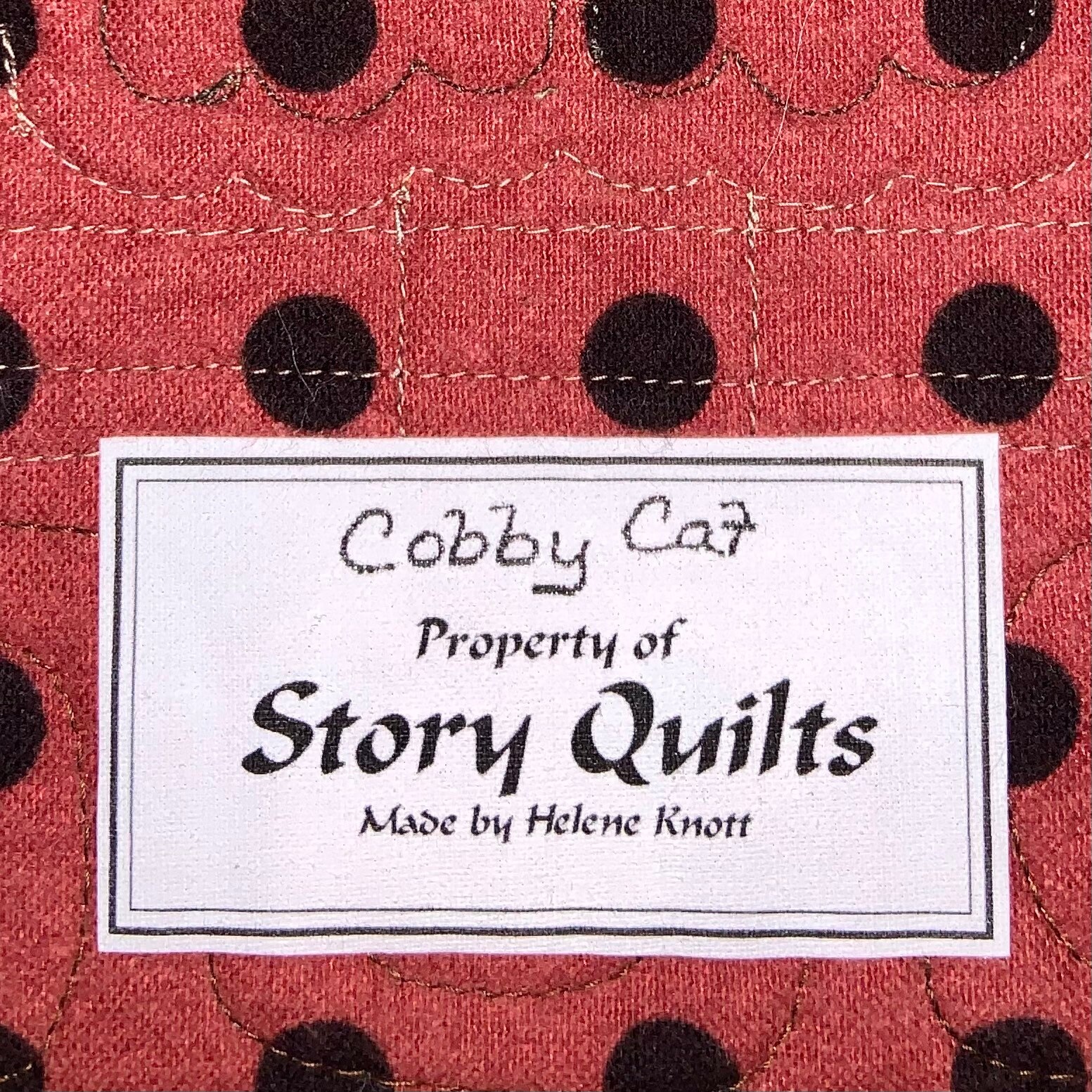 Woolly Cobby Cat Quilt by Helene Knott - Etsy