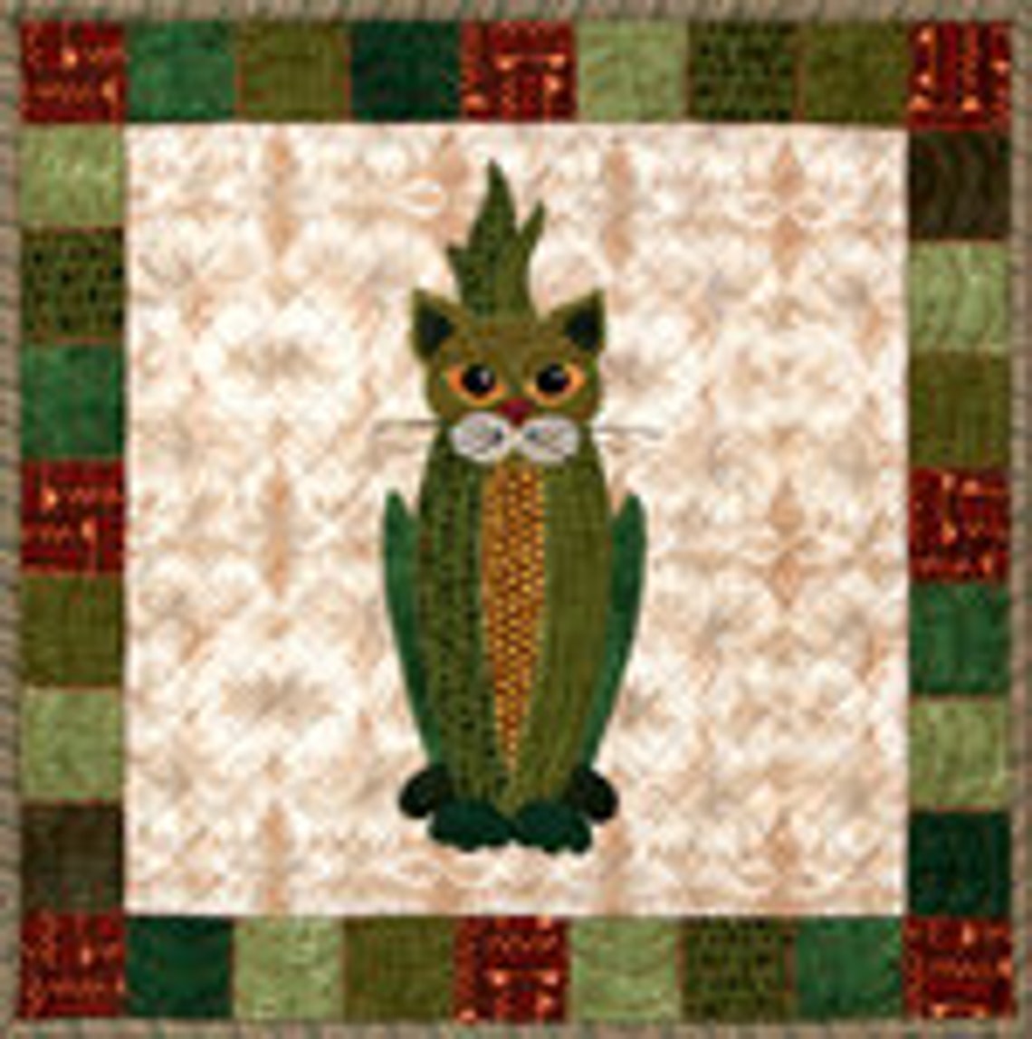 Cobby Cat Quilt Original by Helene Knott for Storyquilts - Etsy