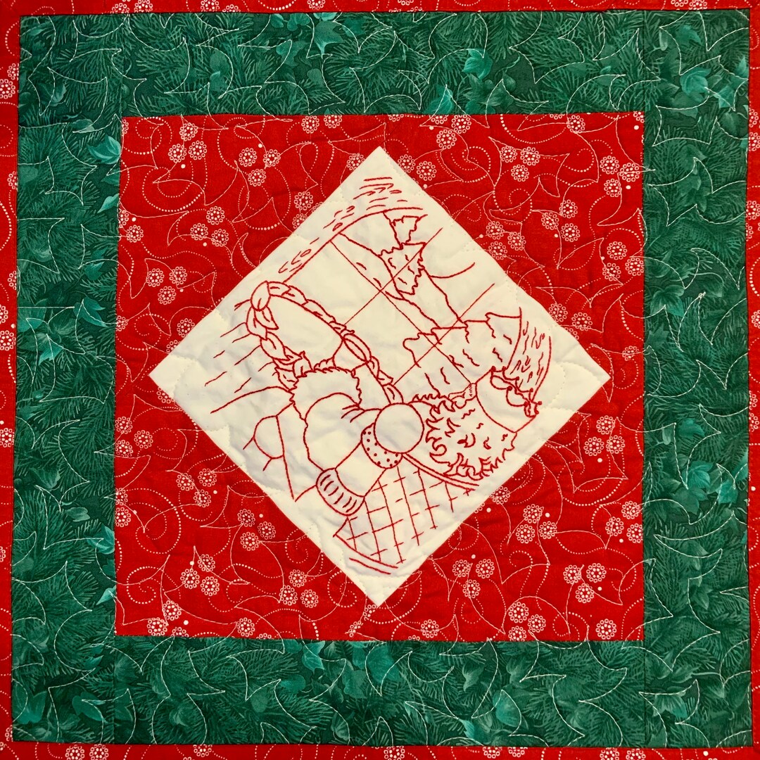 St Nick Quilt - Etsy