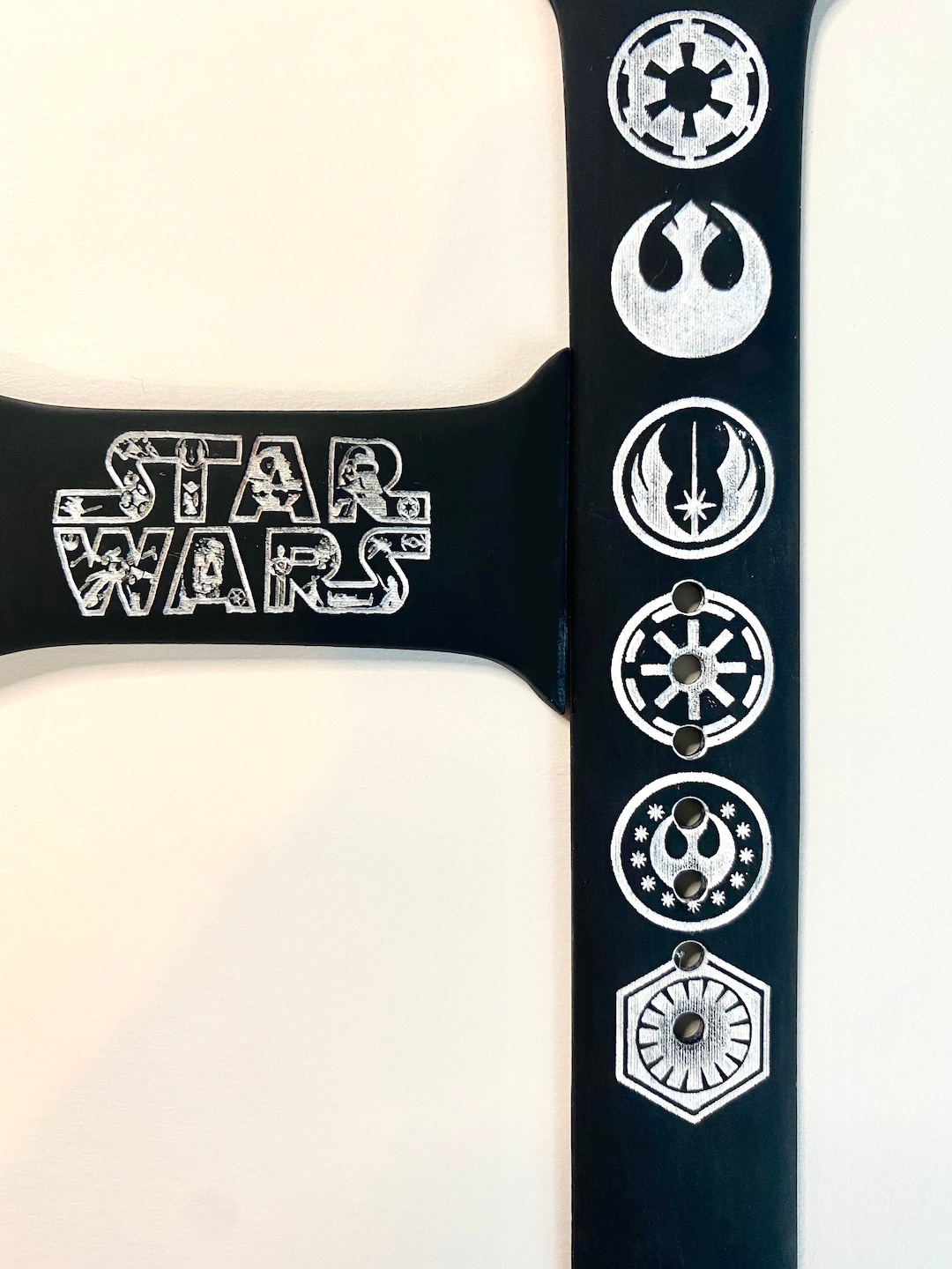 Star Wars 2 - Themed Engraved Apple Watch Bands - Silicone and Engraved ...