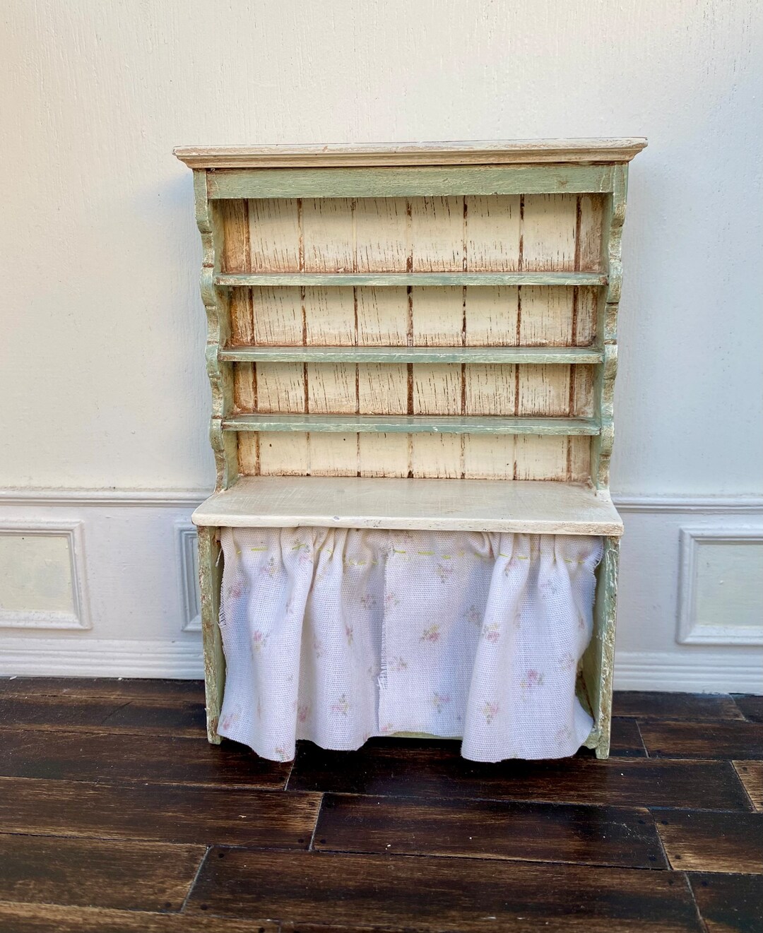 Dollhouse Miniature Skirted Hutch 1:12 - Etsy