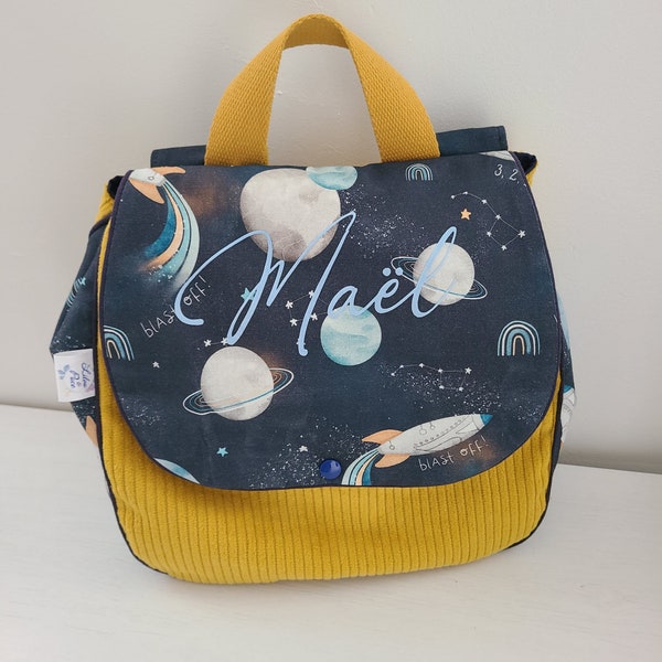 Space Theme Backpack - Etsy