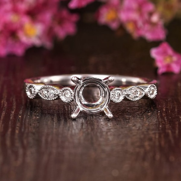 Antique Wedding Ring Settings - Etsy