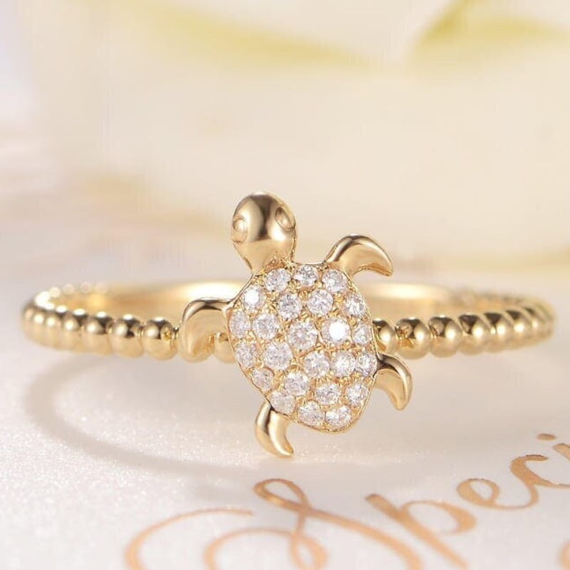 Sea Turtle Ring - Etsy
