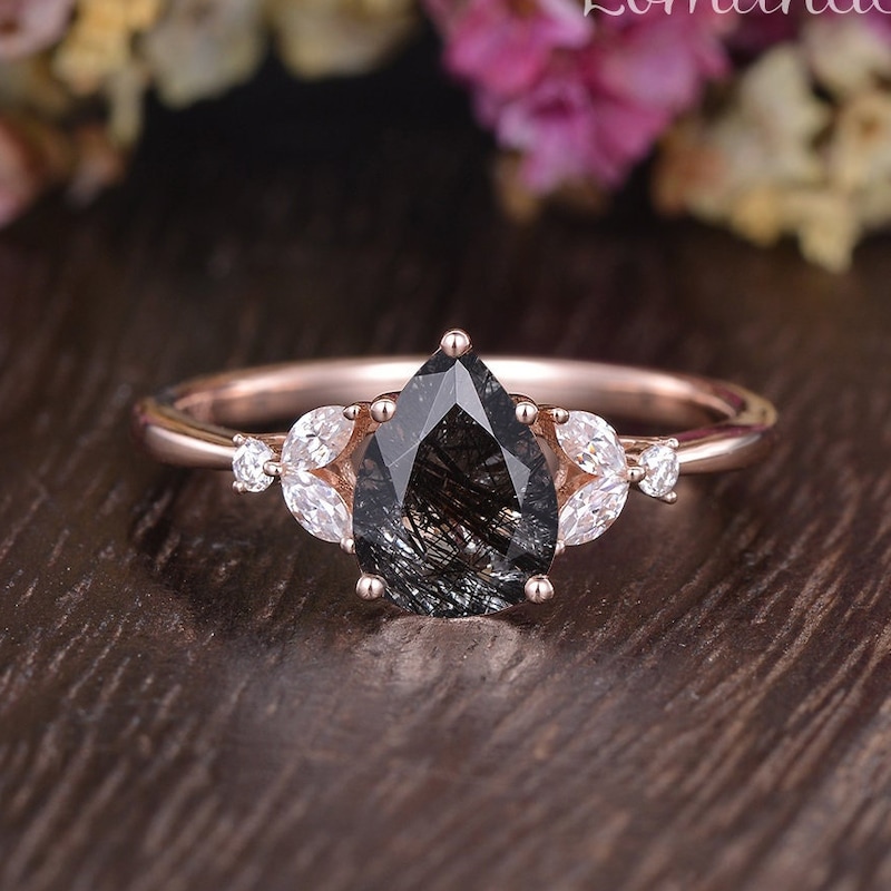 Crystal Wedding Ring - Etsy