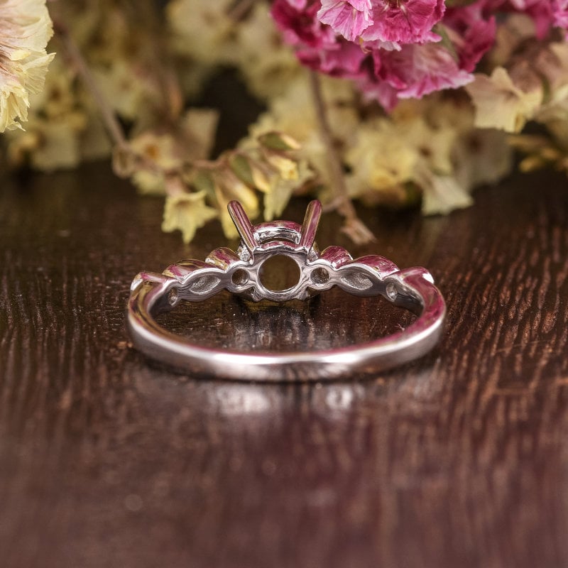 Art Deco Ring Setting Custom Setting Semi Mount Antique Engagement Ring ...