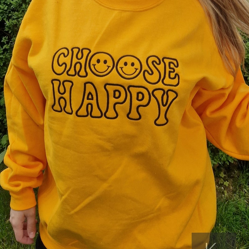 Happy Sweatshirt - Etsy