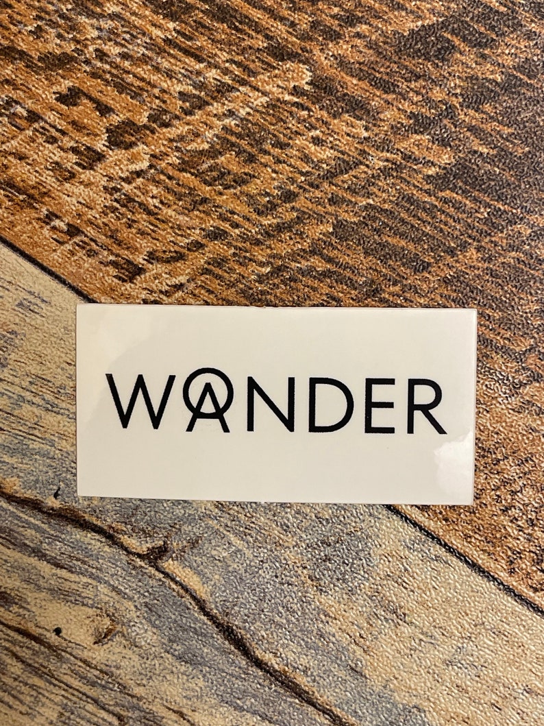 Wonder & Wander Sticker - Etsy