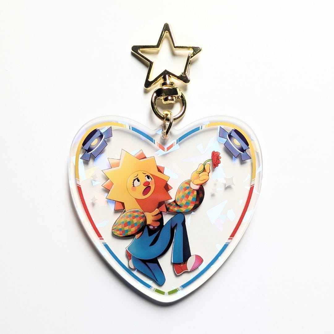 Sally Starlet (welcome Home) Two-sided Holographic Charm - Etsy