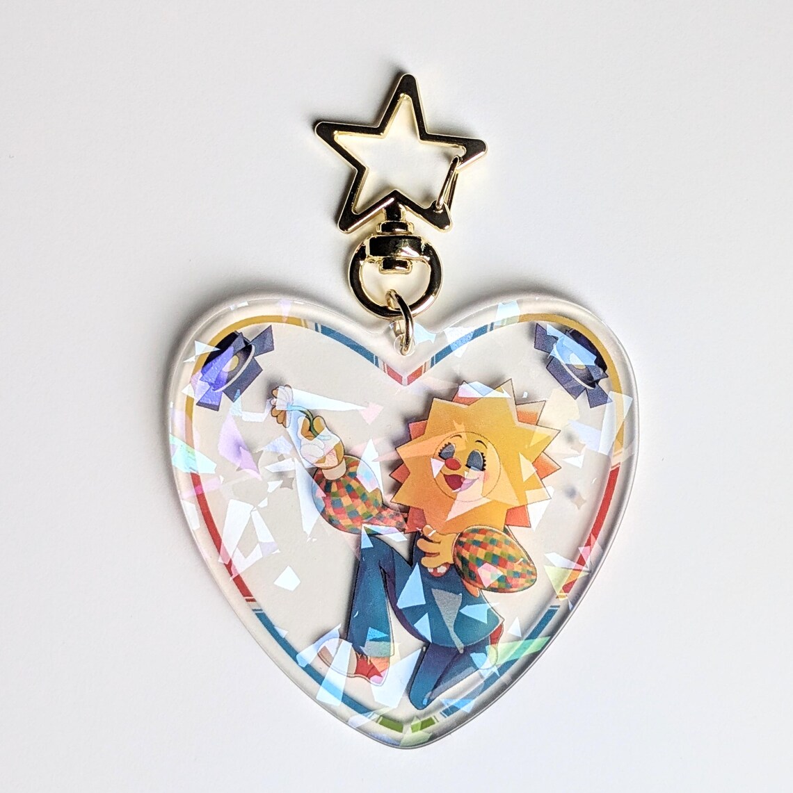 Sally Starlet (welcome Home) Two-sided Holographic Charm - Etsy