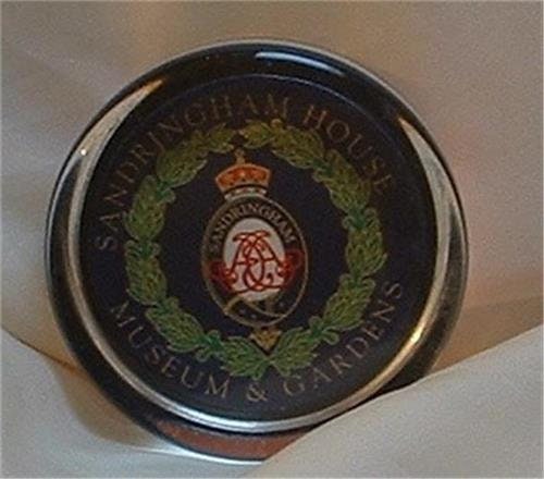 Sandringham House and Gardens Glass Paperweight Crest and Crown - Etsy
