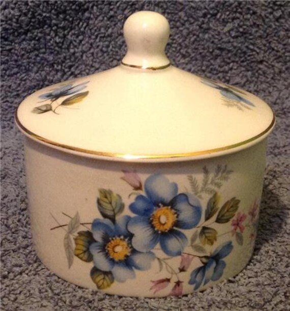 Vintage Old Foley James Kent Floral Mustache Scuttle … - Gem