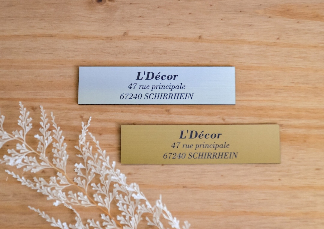 Customizable Adhesive Label for Mailbox - Etsy