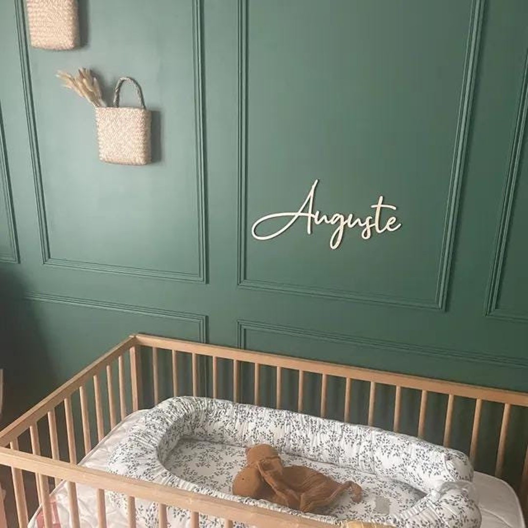 Personalized Wooden First Name, Wall Decoration, Toy Box, Children's ...