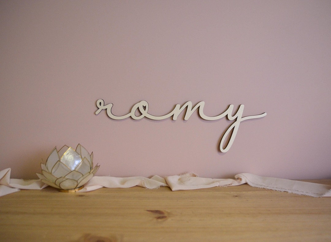 Personalized Wooden First Name, Wall Decoration, Toy Box, Children's ...