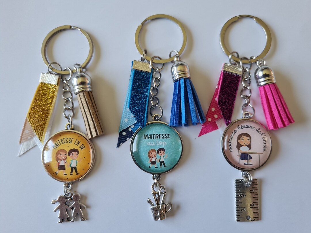 Key Ring Teacher, End of Year Teacher Gift, School Teacher - Etsy