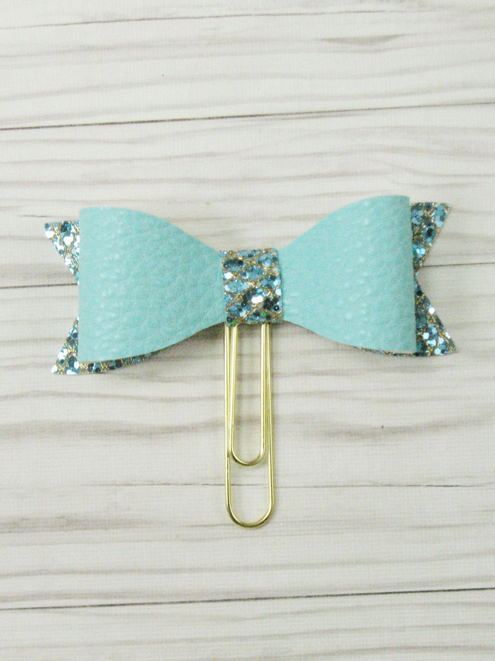 Bow Planner Paper Clips Faux Leather Bow Planner Clip - Etsy
