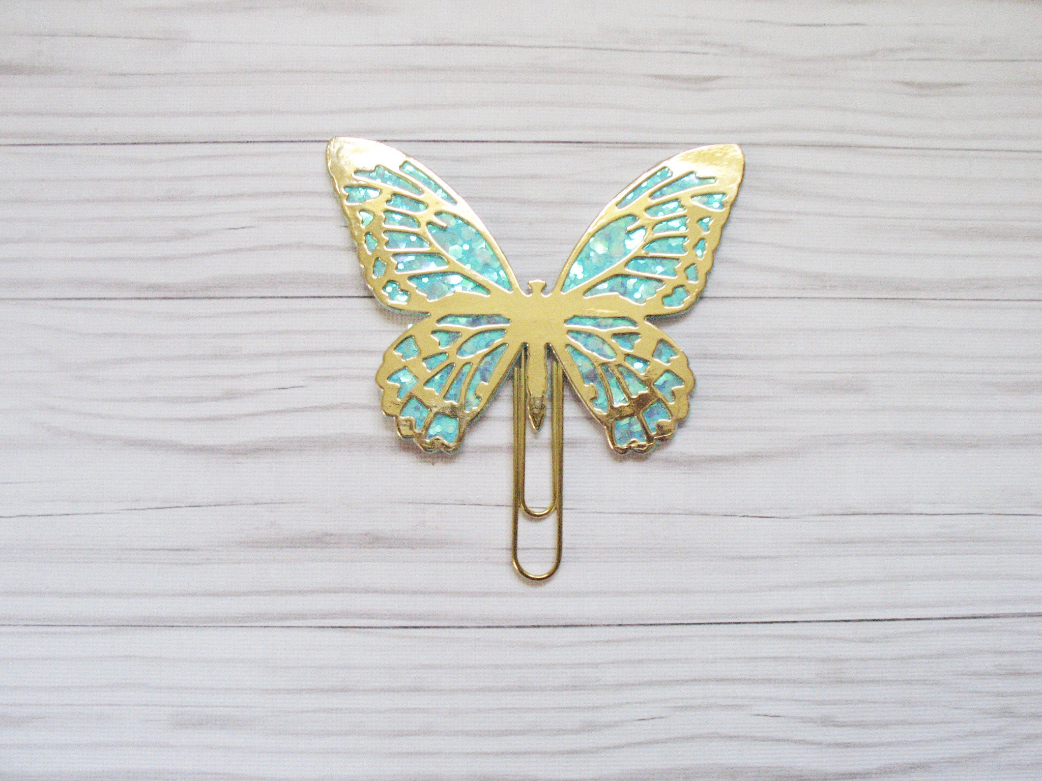 Butterfly Planner Clips Butterfly Paper Clip Planner - Etsy
