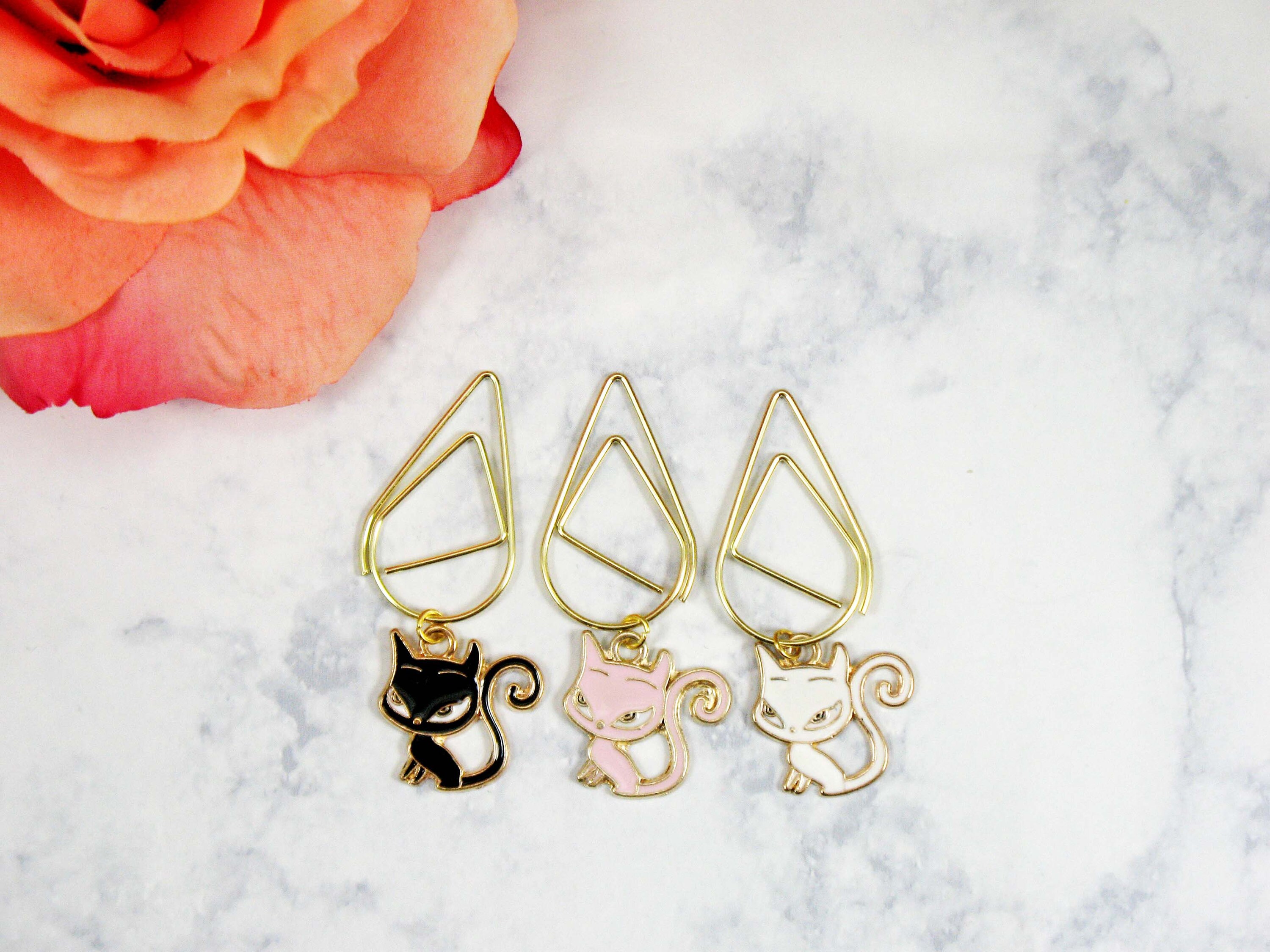 Cat Paper Clips Cat Planner Paper Clips Tn Clips Planner | Etsy