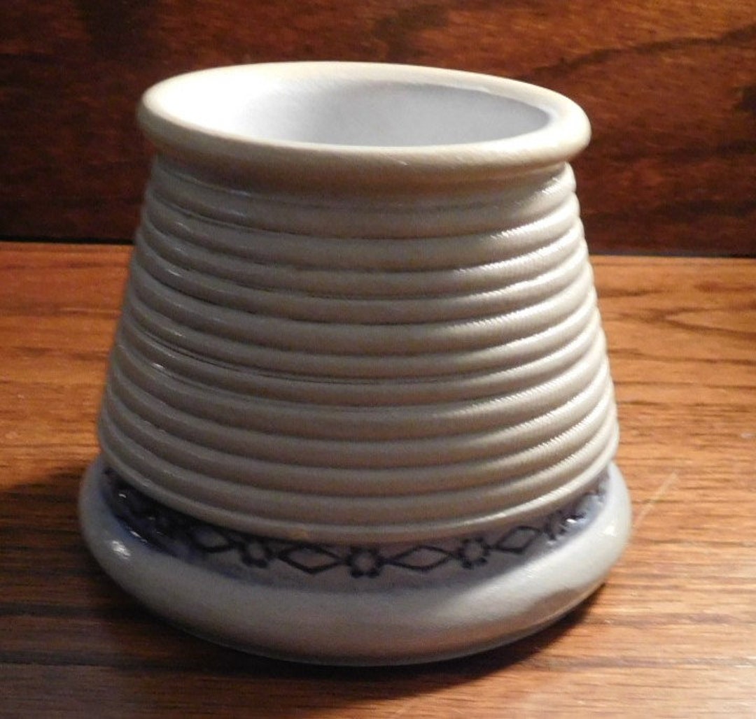 Pyrogene, RARE Salt Glazed Pottery, Match Holder W/ Match Striker ...