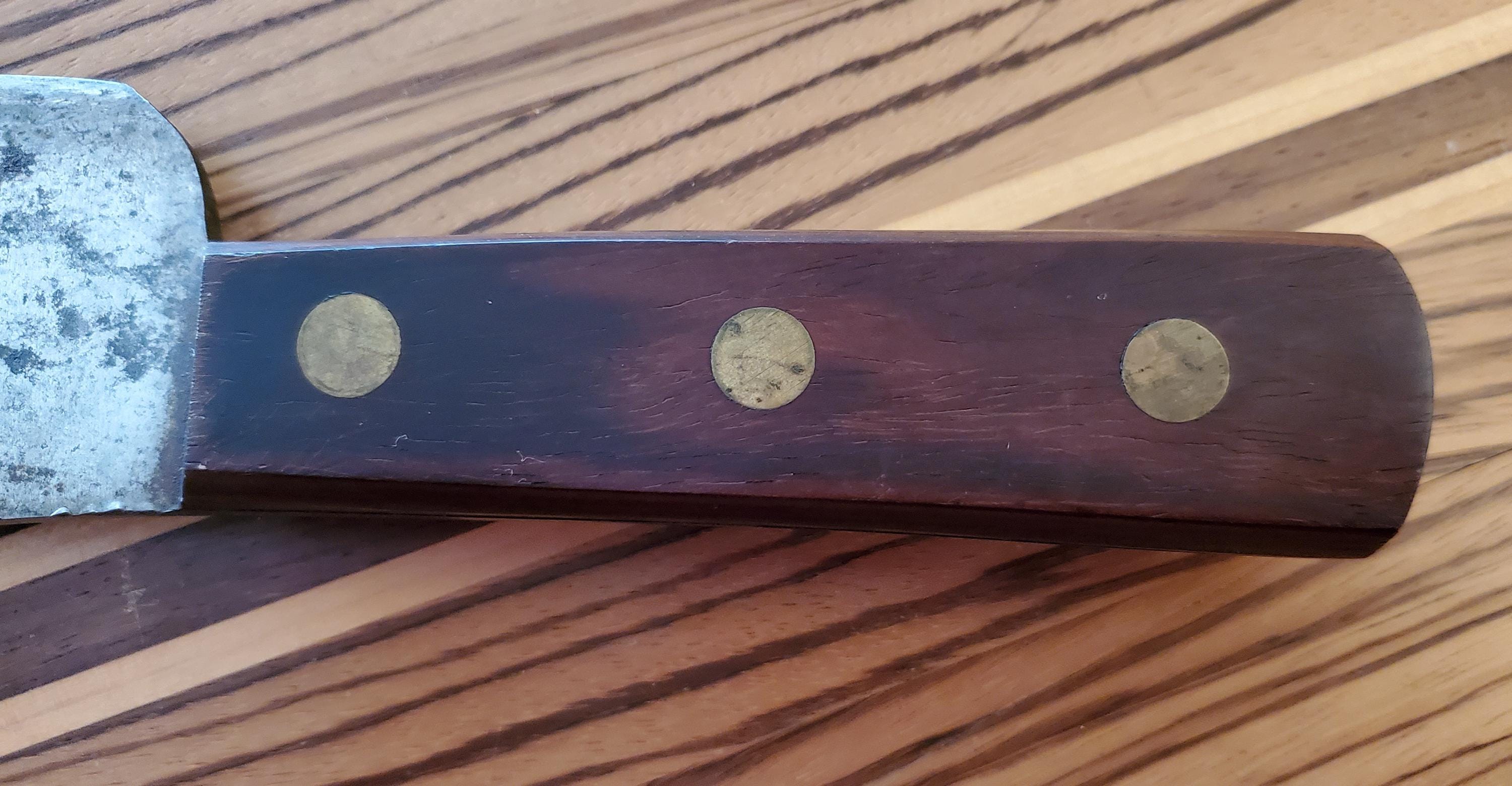 Early 20th C Nichols Bros Meat Cleaver, Butcher's Knife, Nice Handle ...