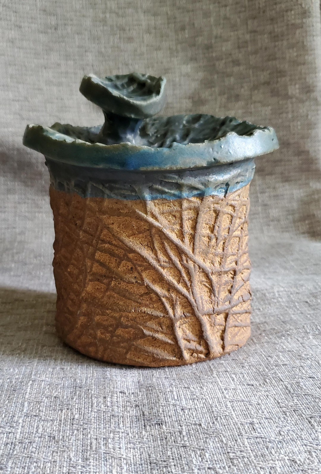 1965 Jeff Borden Brutalist Studio Pottery Cigar Ashtray? Slab Built ...