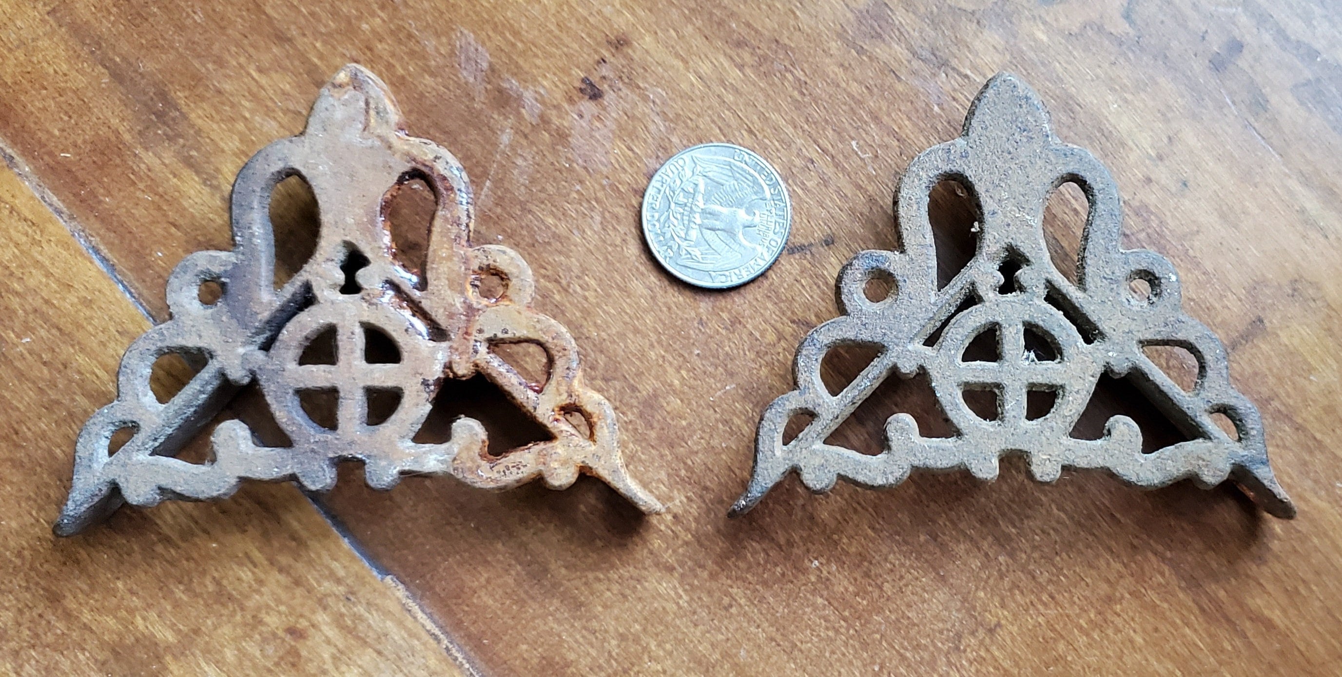 Pair of Victorian Screen Door Corner Brackets Late 19th C. - Etsy