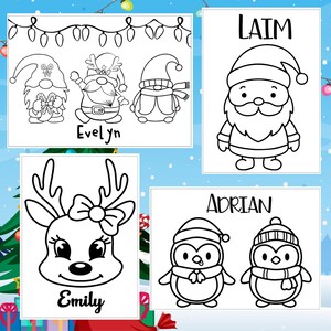 Personalized Kids Christmas Painting Kit | Paint Party - Etsy