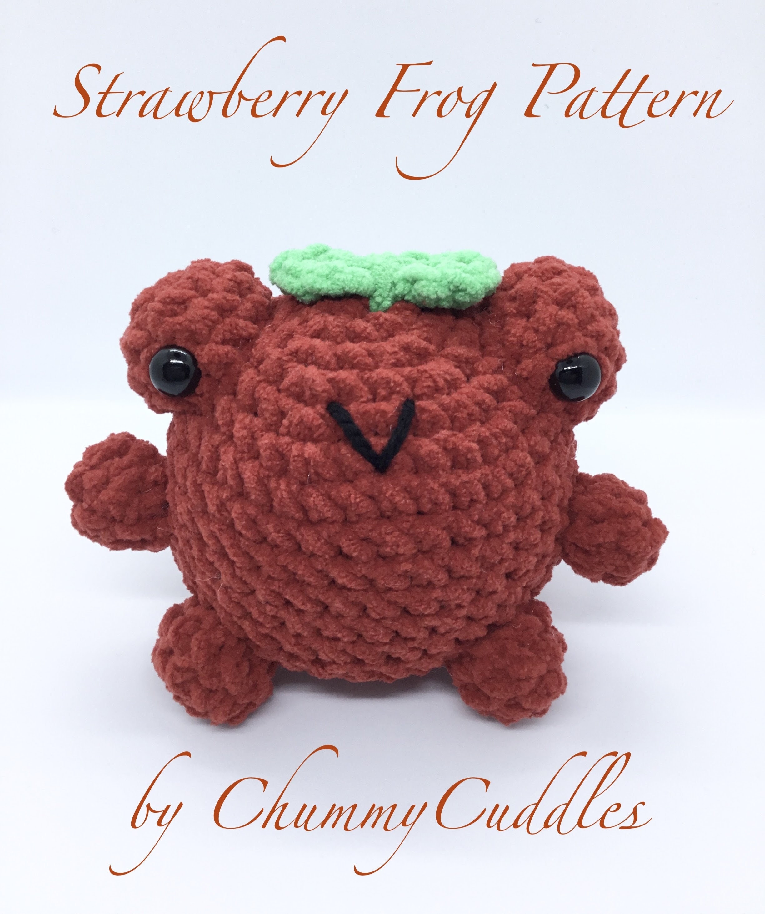 Strawberry Frog Crochet Pattern - Amigurumi Pattern - Cute Kawaii ...