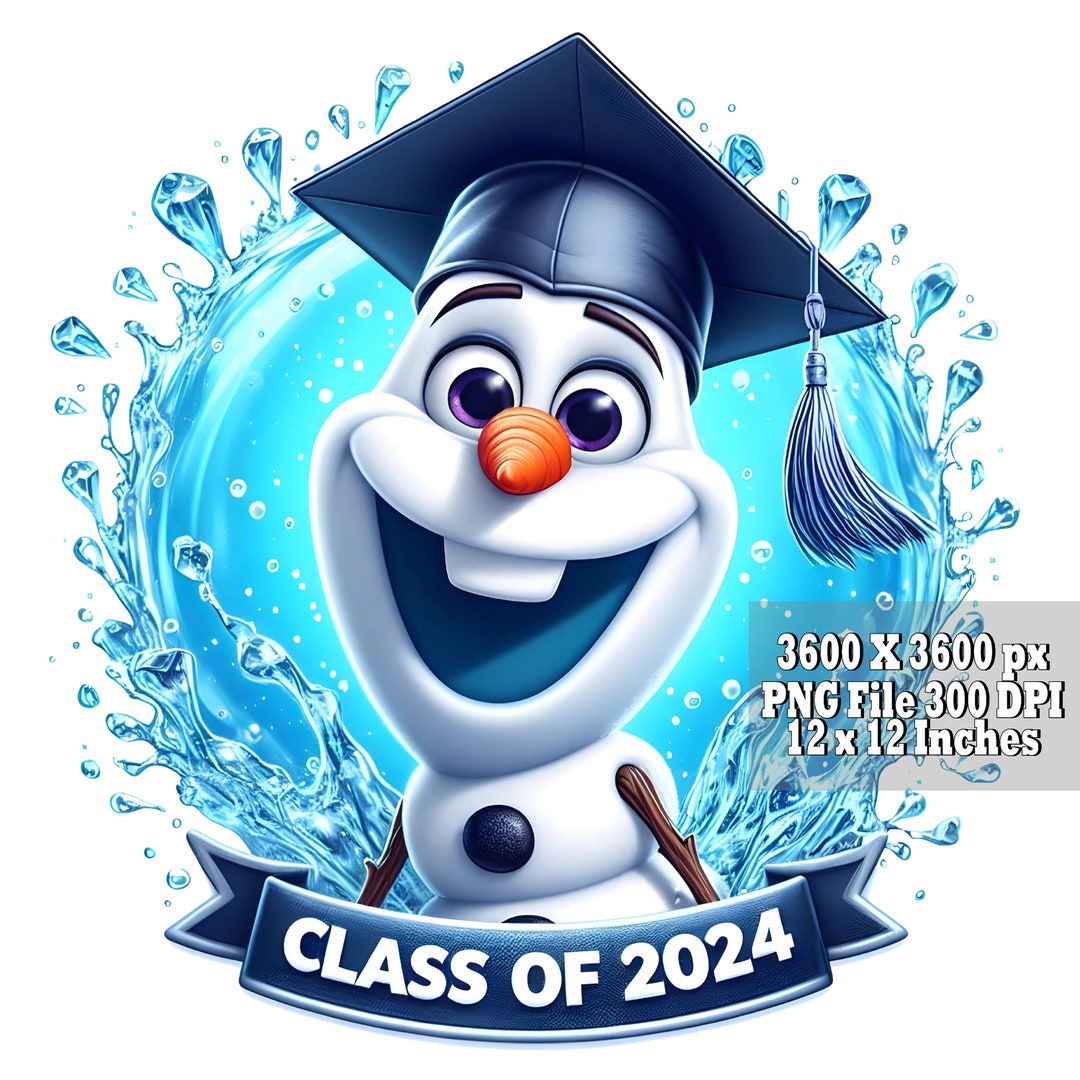 PNG Olaf Frozen Design, Olaf Snowman Graduation Png, Kindergarten ...