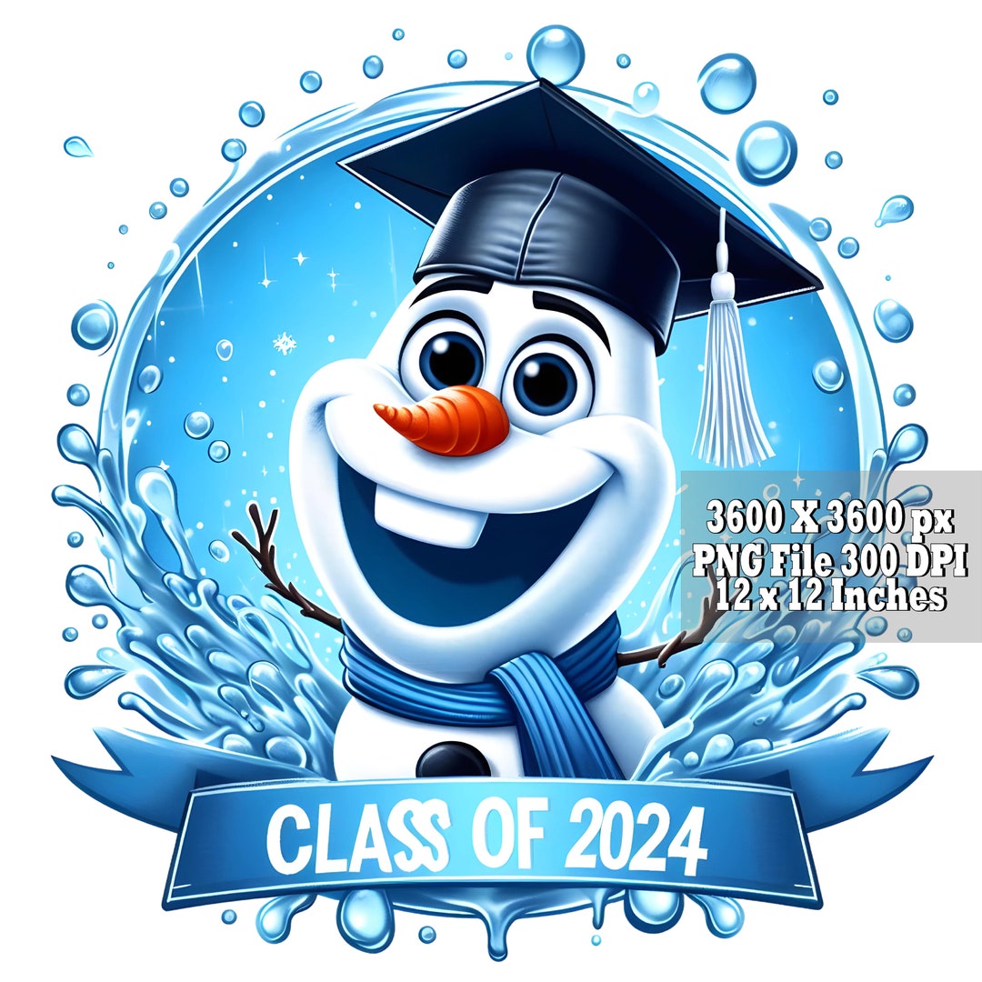 PNG Olaf Frozen Design, Olaf Snowman Graduation Png, Kindergarten ...
