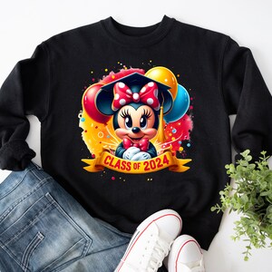 PNG Minnie Mouse Design, Minnie Graduation Png, Kindergarten Graduation ...