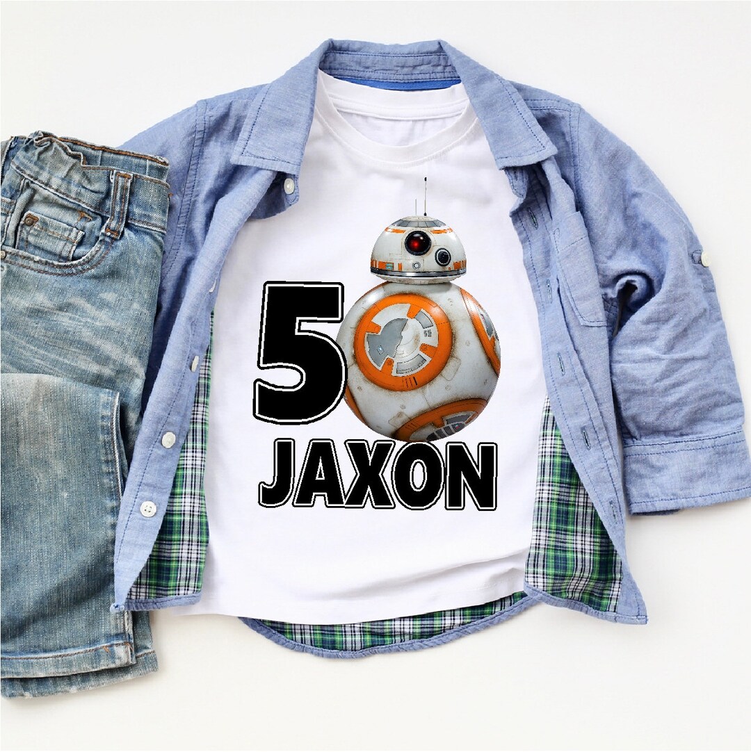BB8 Birthday Png, Custom Name Png, Personalized Star Wars Robot Png ...