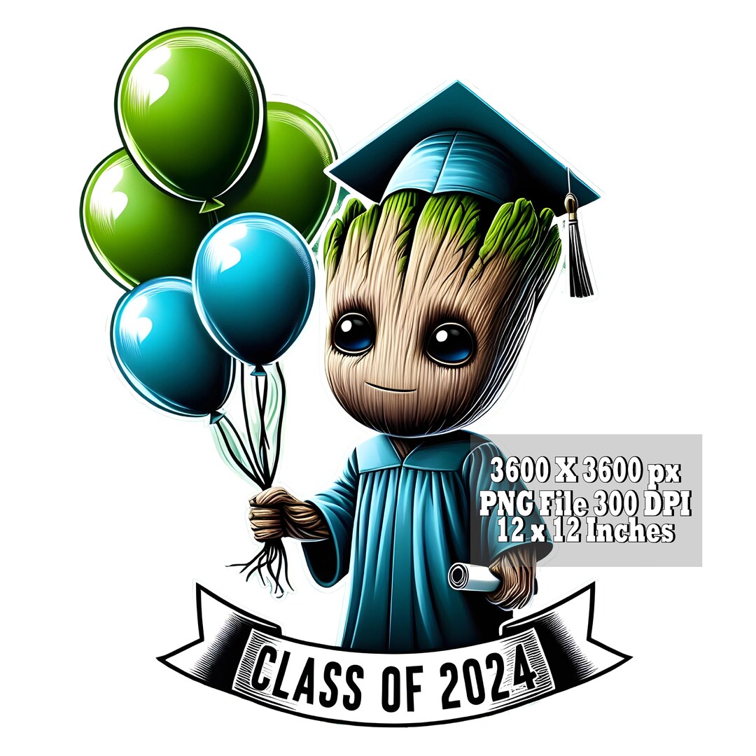 PNG Groot Design, Groot Graduation Png, Kindergarten Graduation Png ...