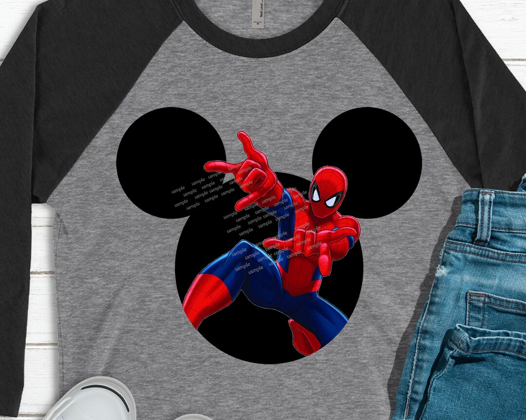 Spider Super Hero Png, Mouse Ears PNG, Family Vacation Png, Magical ...