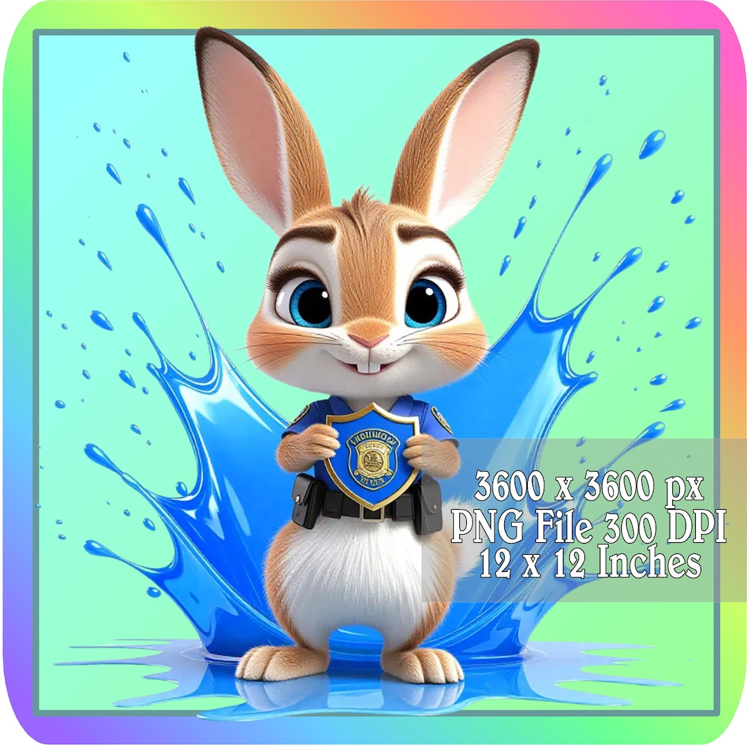 Zootopia Rabbit Png, Judy Bunny Image, Officer Judy Clipart Image ...