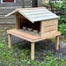 Outdoor Cat Feeding Station: Elevated Platform, Extended Roof - Etsy