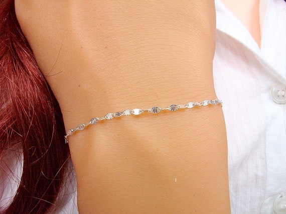 Fine Silver Bracelet Original Sun Chain Gift Idea for Women Etsy UK