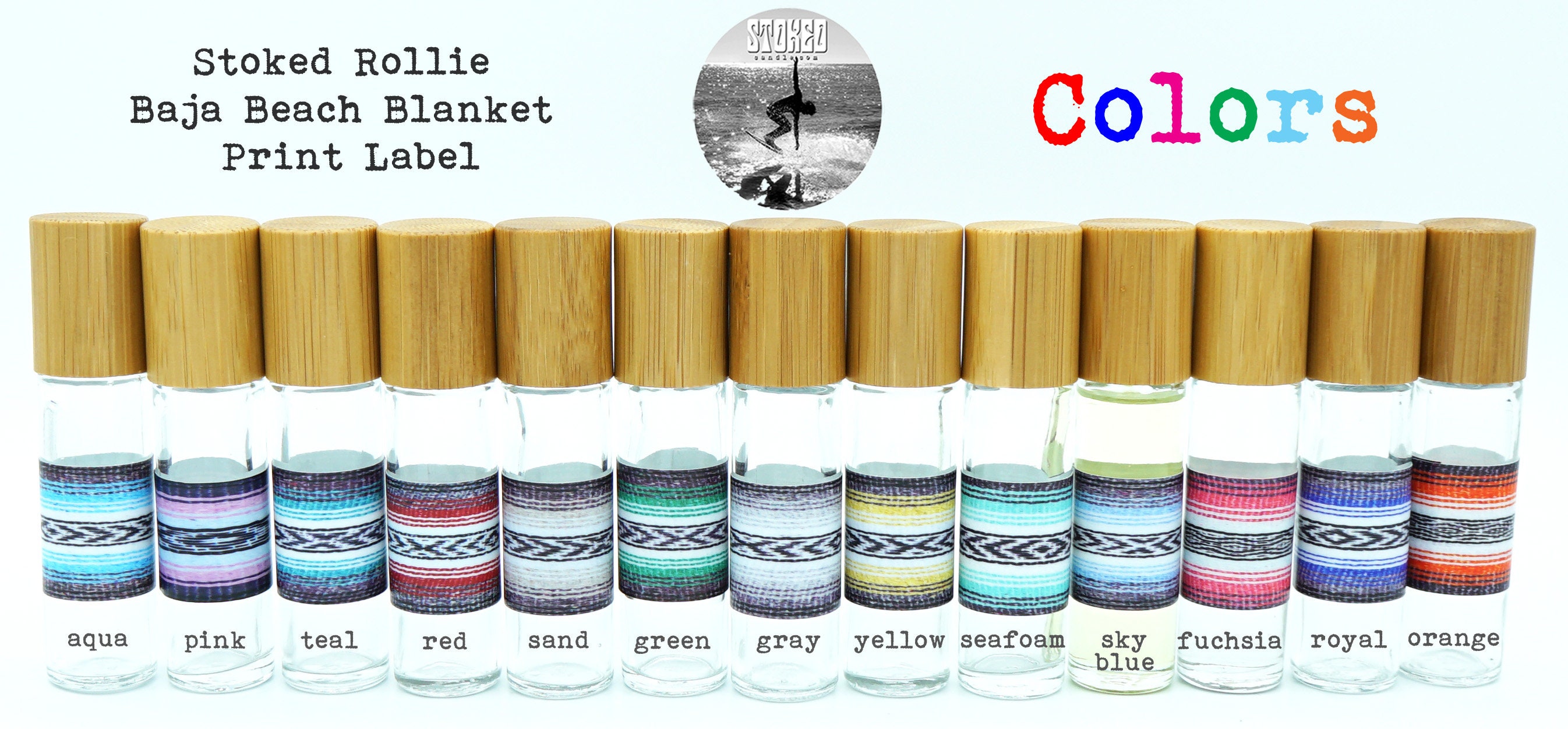 Stoked Rollie™ THE BEACH Body Oil Scent ~ Handmade, Roll on Perfume Oil ...