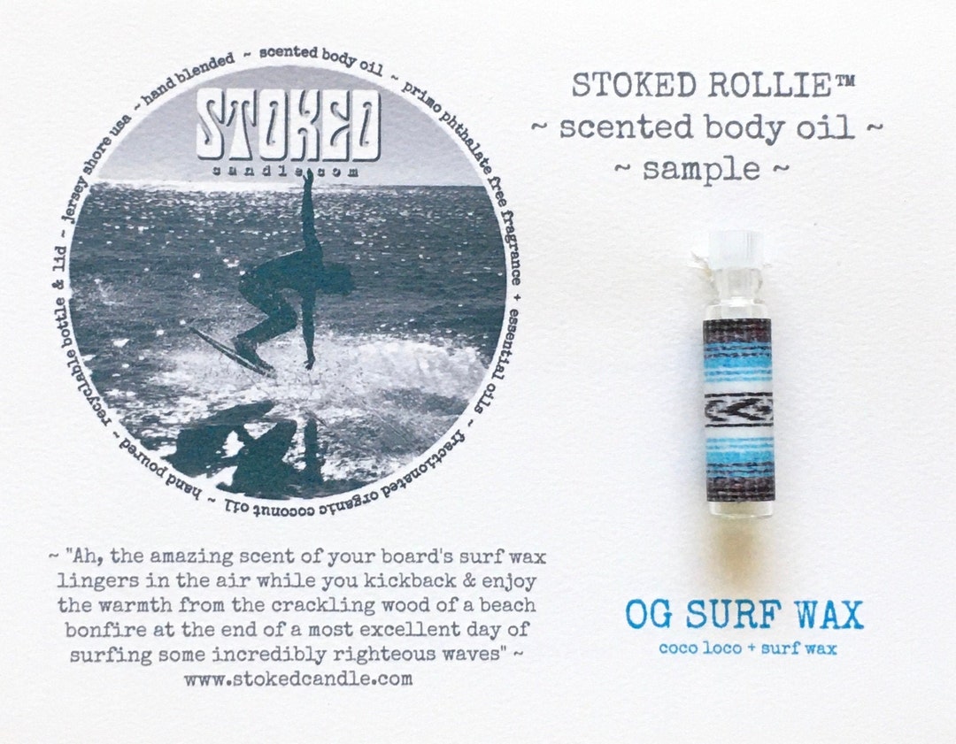 Stoked Rollie™ Micro Body Oil ~ Handmade, Perfume Oil Sample, Phthalate ...