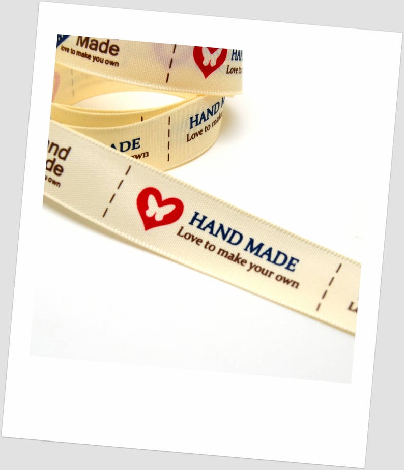 1 Meter of Ribbon 9mm handmade hand - Etsy UK