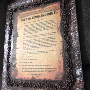 The Ten Commandments King James Version - Etsy