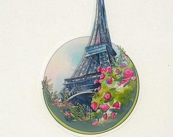 Eiffel Tower Sticker - Etsy